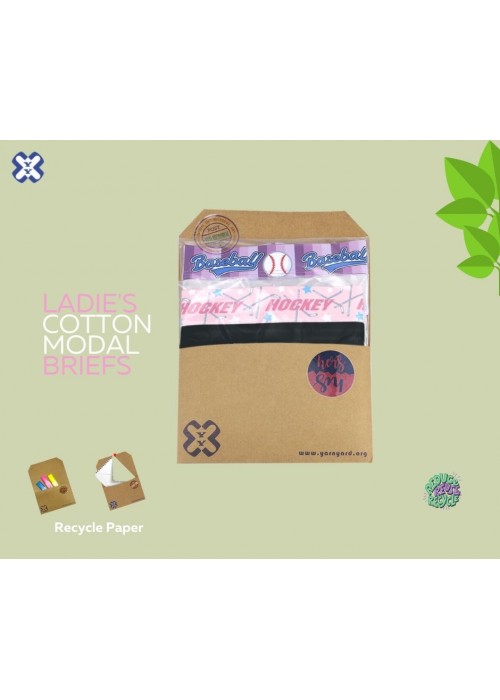 Ladies sports Cotton modal Brief - YARN YARD ONLINE LIMITED