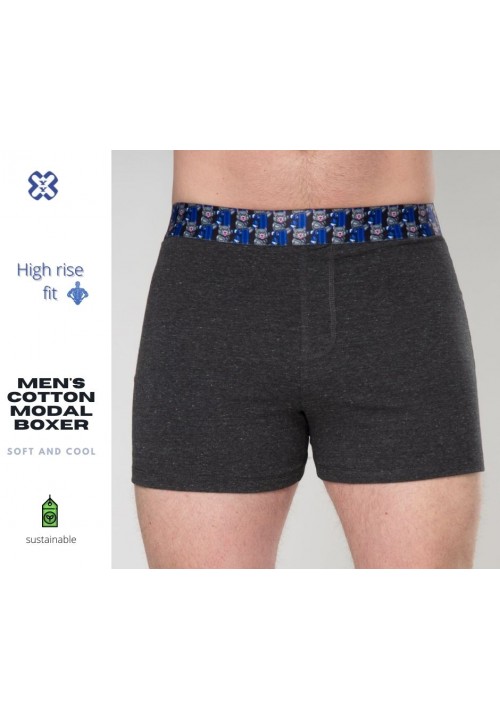 Men's Cotton Modal Boxer High Rise series - YARN YARD ONLINE LIMITED
