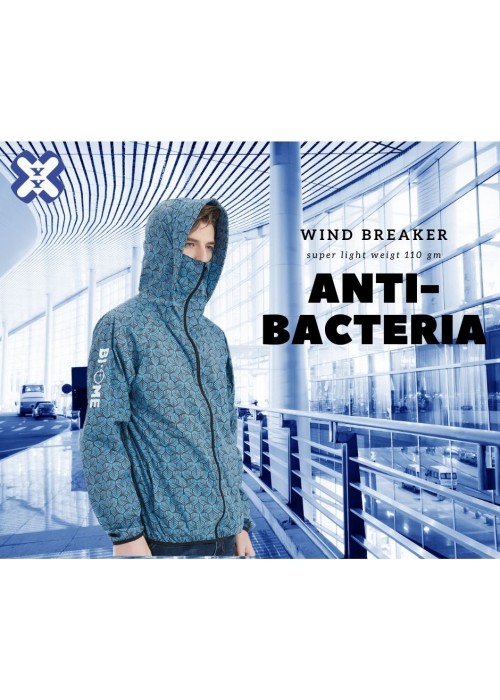 Men 100% nylon printed windbreaker